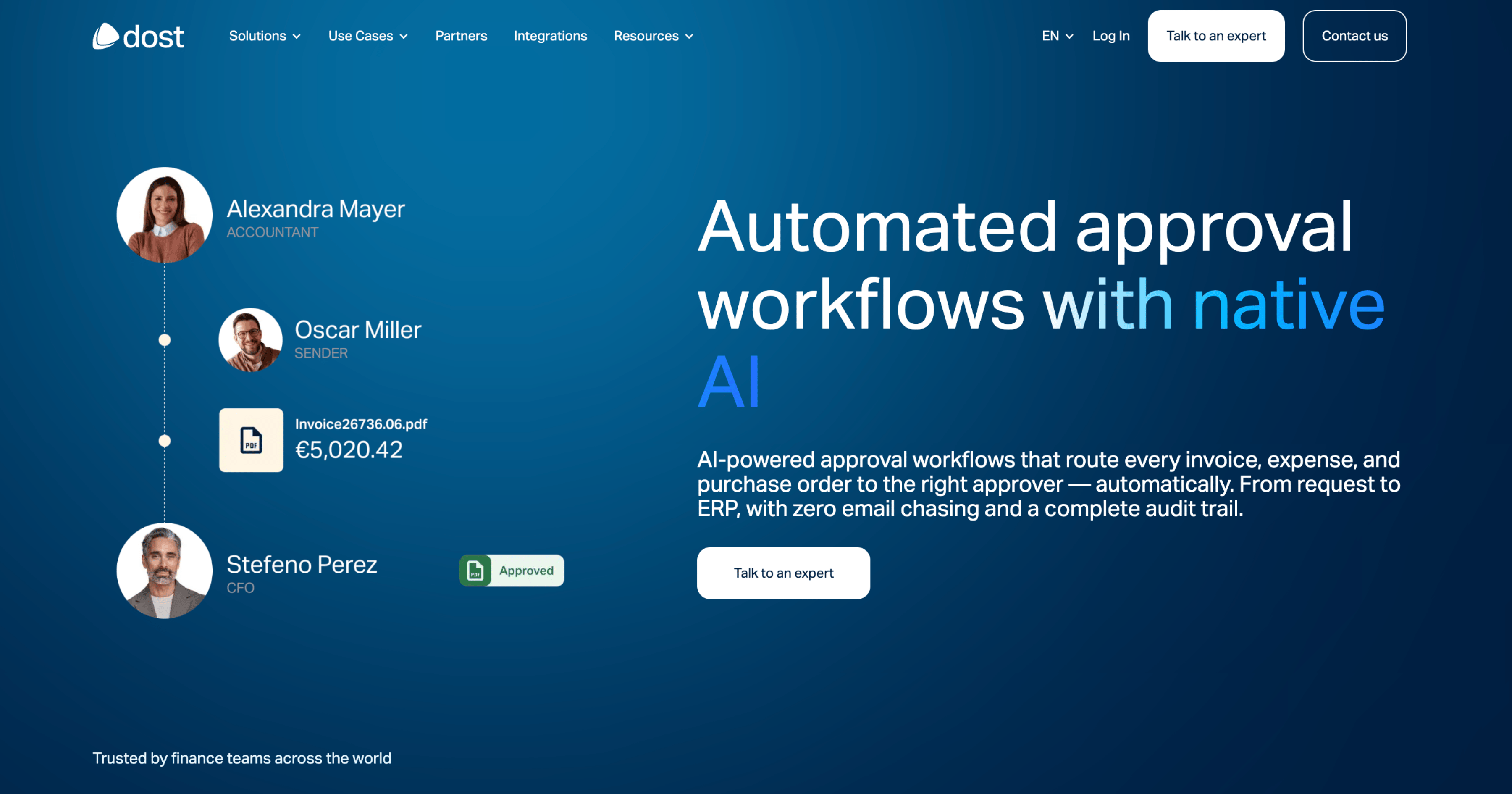 Customizable Approval Workflows | Dost